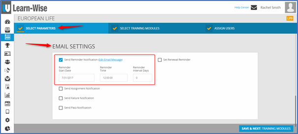 How Do I Add Email Reminders or Notifications to a Lesson Plan/Quick Training? – Learn-WiseGo ...